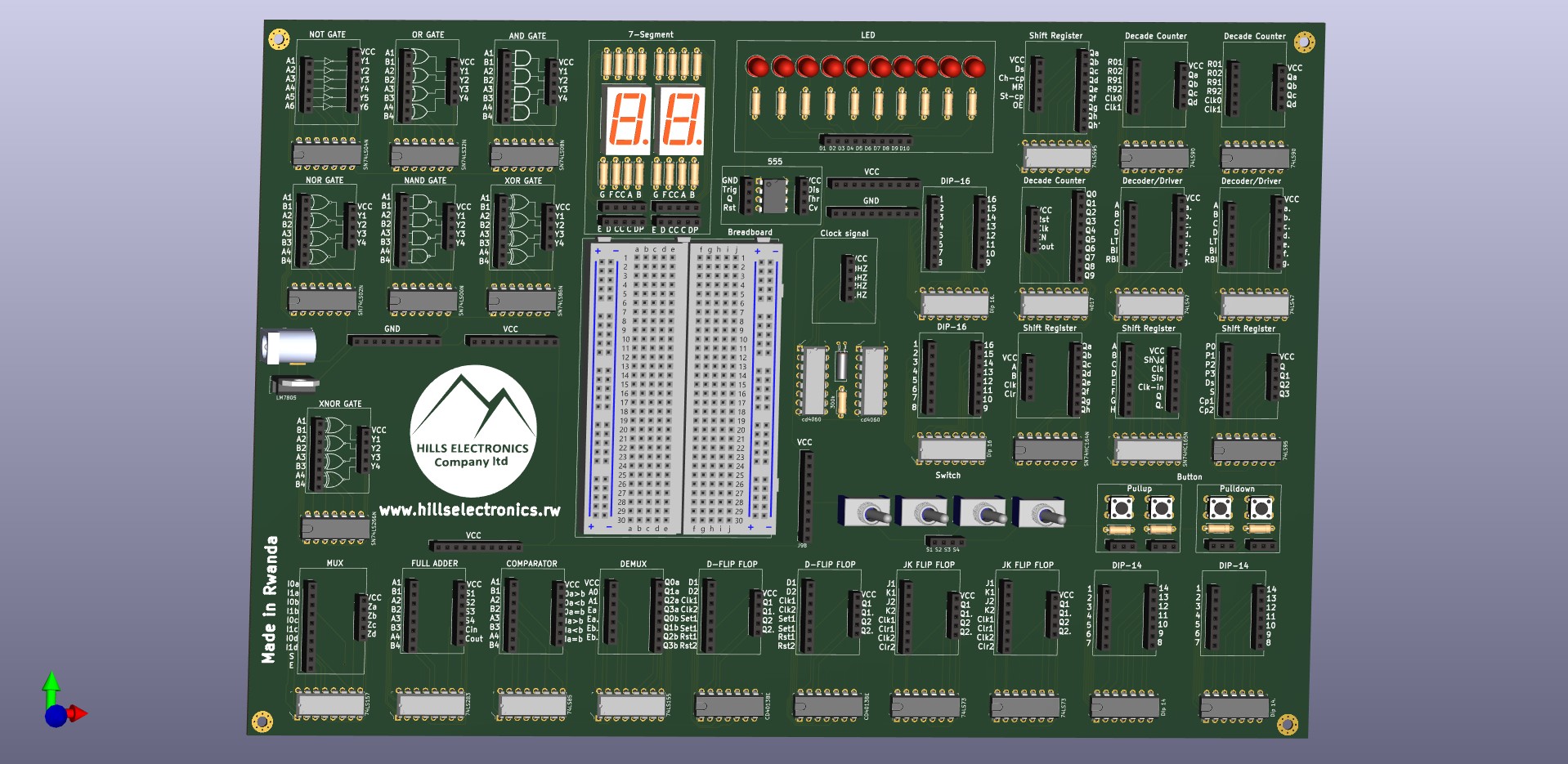 Digital Trainer kit (DTK-100) – Hills electronics Company