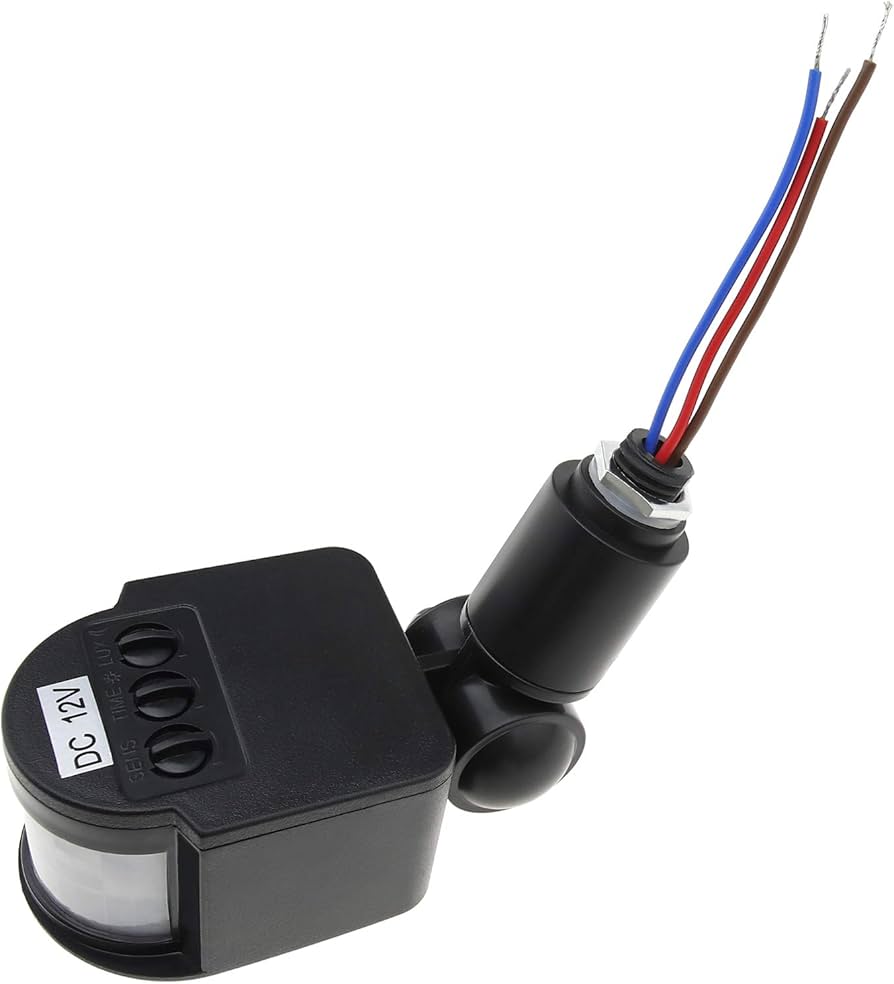 Waterproof 12VMotion Detector Automatic PIR Sensor 180 Degrees – Hills ...